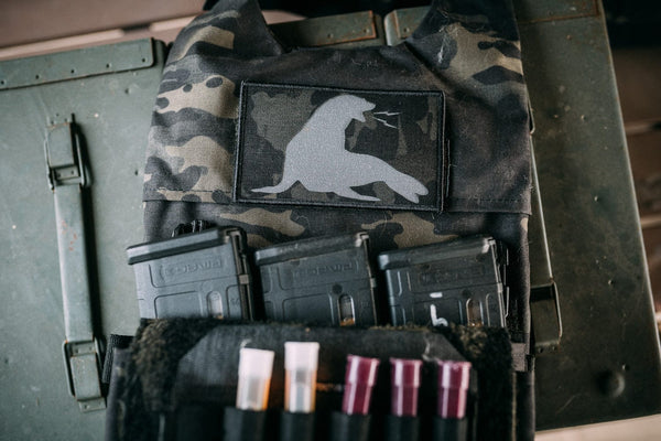 Large Multicam Black Patch - URT! URT!