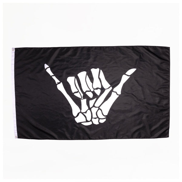 Single Sided Bone Shaka 3' x 5' Flag - URT! URT!