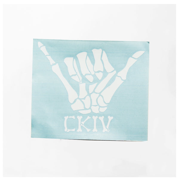 Bone Shaka Vinyl Decal 5.5" Wide - URT! URT!