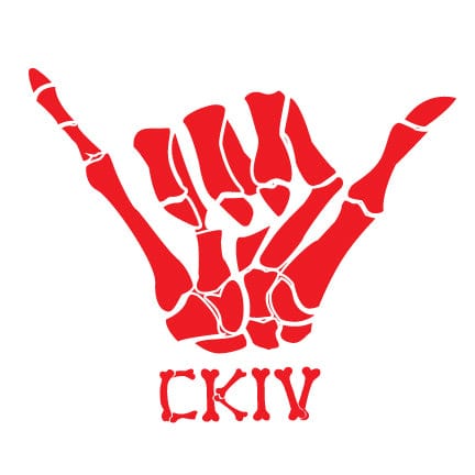 Bone Shaka Vinyl Decal 5.5" Wide - URT! URT!